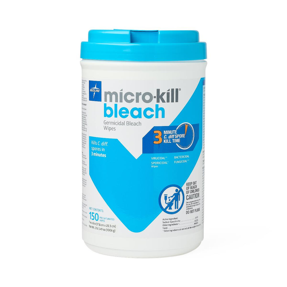 Medline Micro-Kill Bleach Germicidal Bleach Wipes