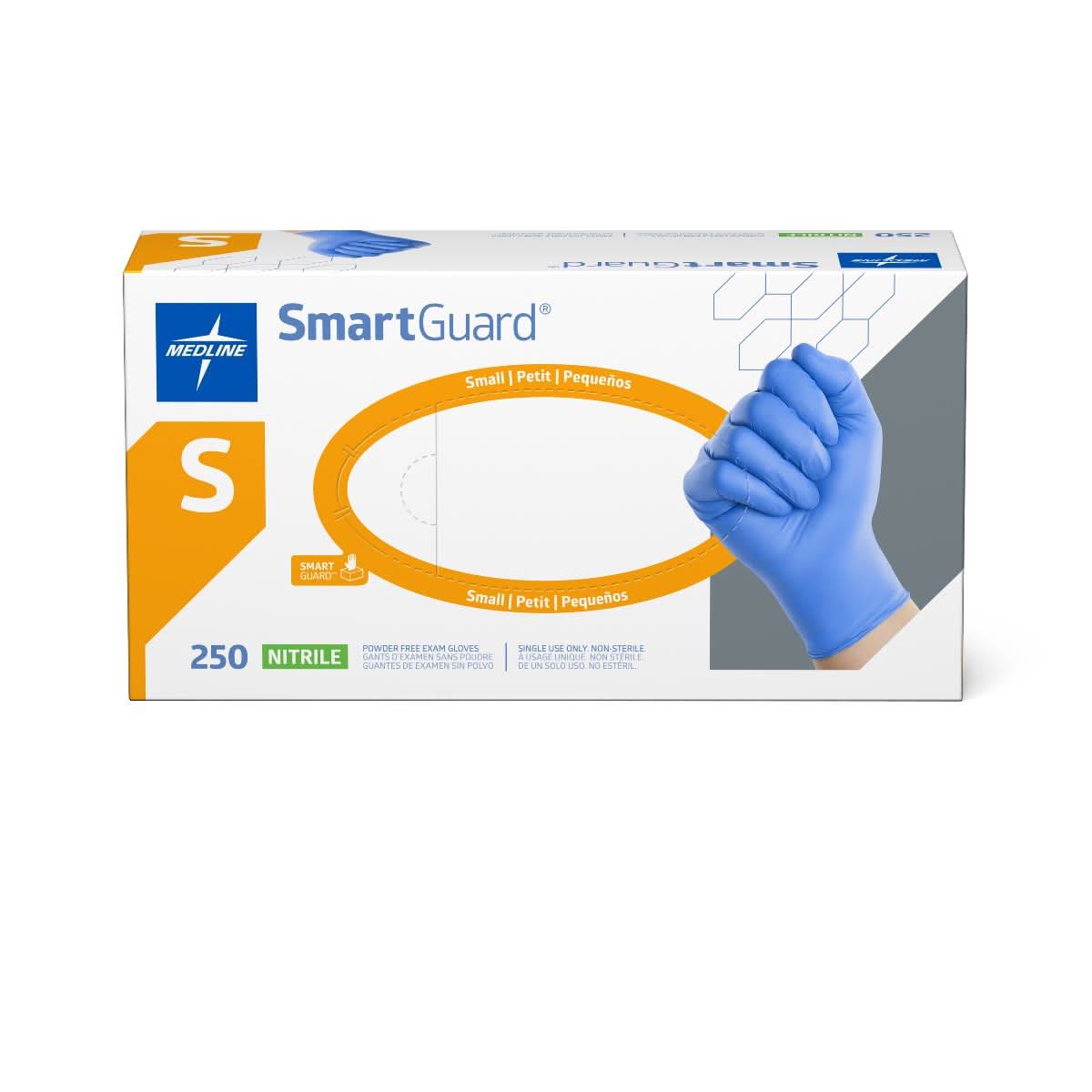 Medline SmartGuard Nitrile Exam Gloves