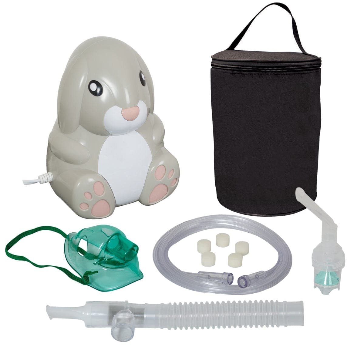 Compass Health Roscoe Bunny Nebulizer with Disposable Neb Kit, TruNeb